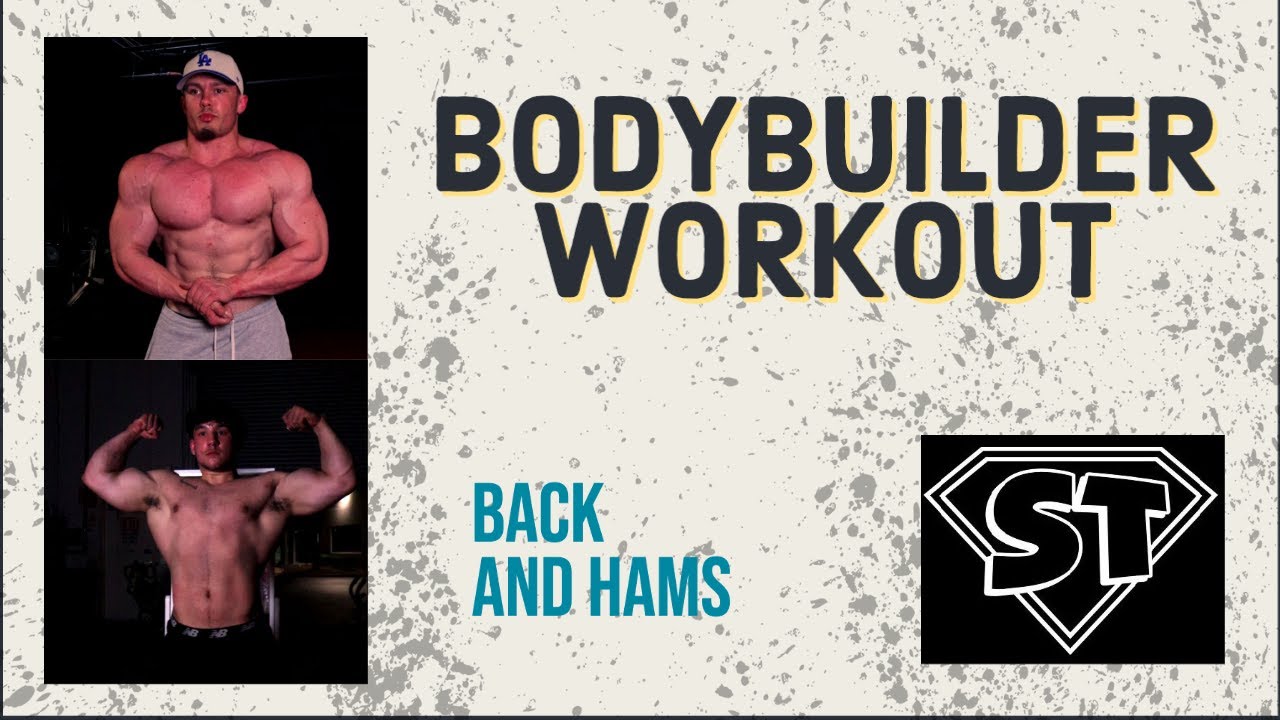 TRAINING SESSION WITH BODYBUILDERS (back and hams) - YouTube