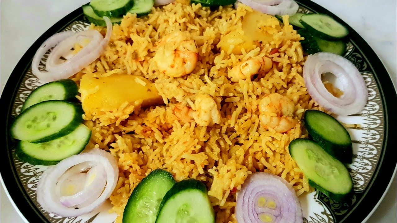 prawns akhni recipe (kokni style) - YouTube