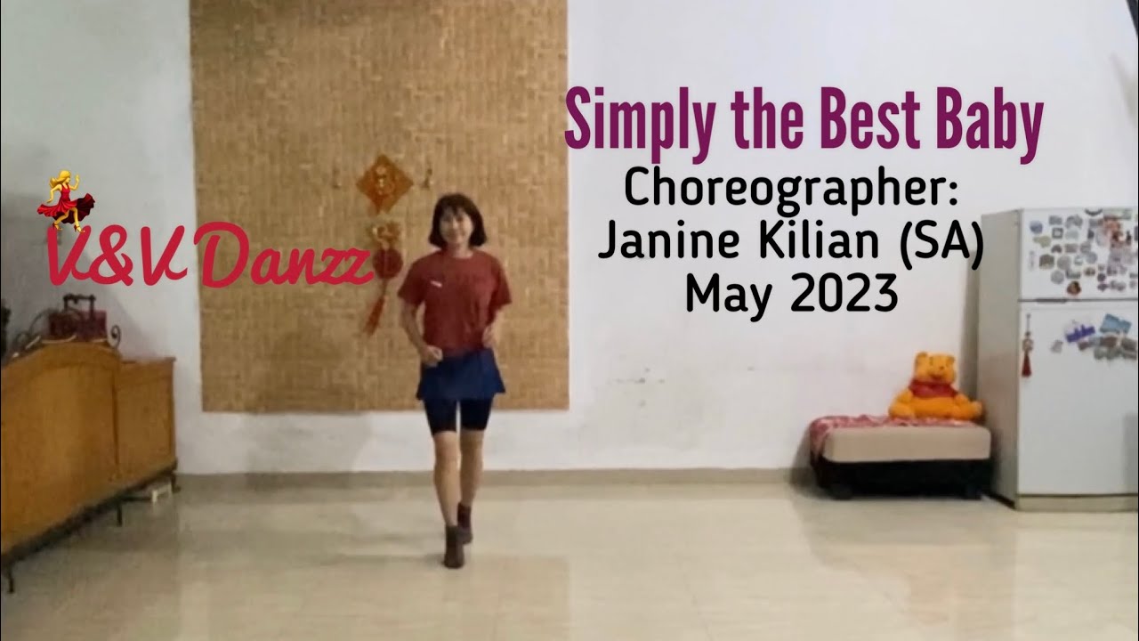 Simply the Best Baby - Line Dance (Choreo : Janine Kilian) - YouTube