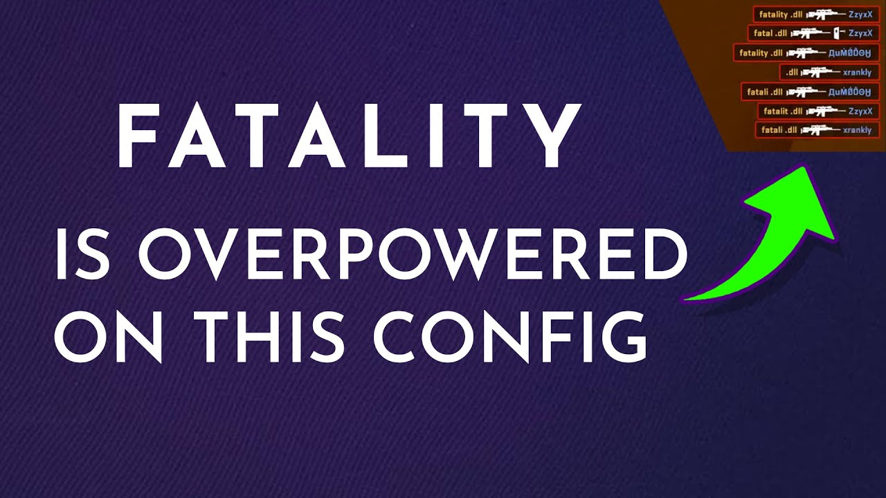 Fatality.win is overpowered on this config (check description) - YouTube