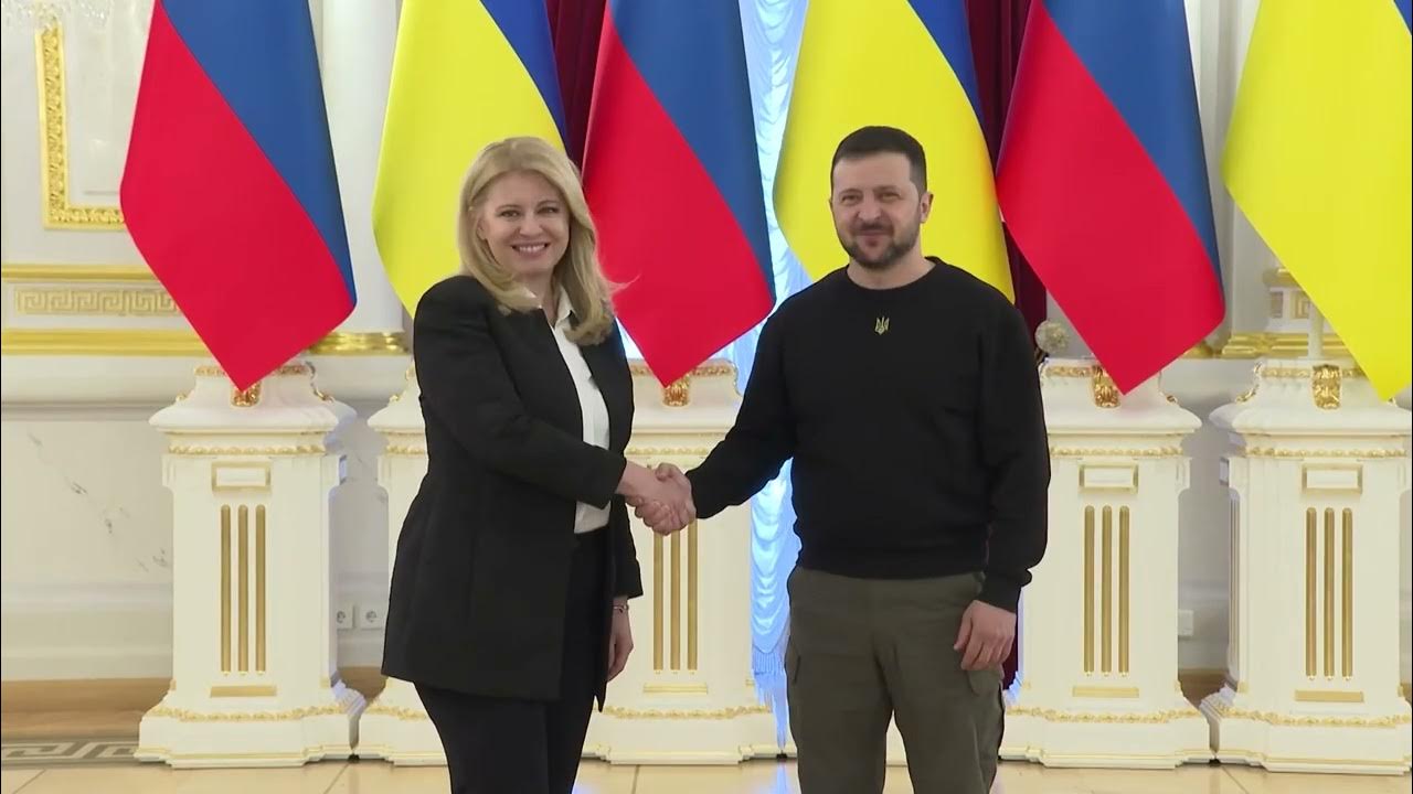 Зеленський зустрівся з Президенткою Словаччини Зузаною Чапутовою Youtube