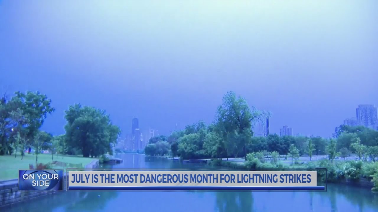 July most dangerous month for lightning strikes - YouTube