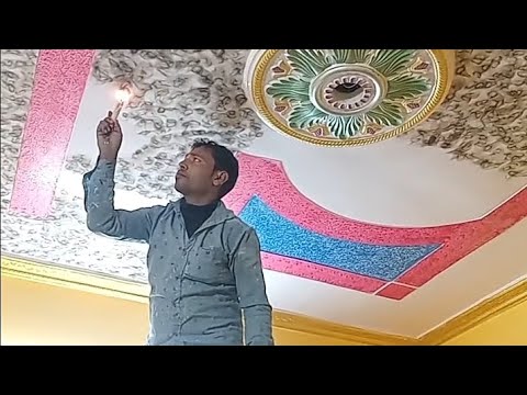 mombatti se banaya gaya marwal texchar oil tube paint ki dijain - YouTube