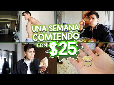COMIENDO UNA SEMANA CON SOLO 25 PESOS / LA DIVAZA