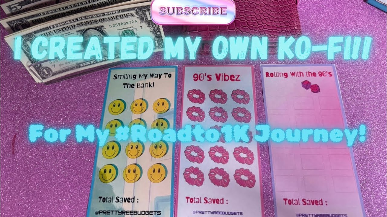 Created my own Ko-fi with low income #cashstuffing #kofi #lowincome # ...