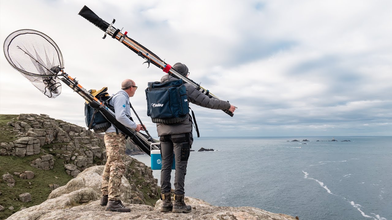 Hunting Big Shore Pollack in West Cornwall with the Gwinear Angling ...