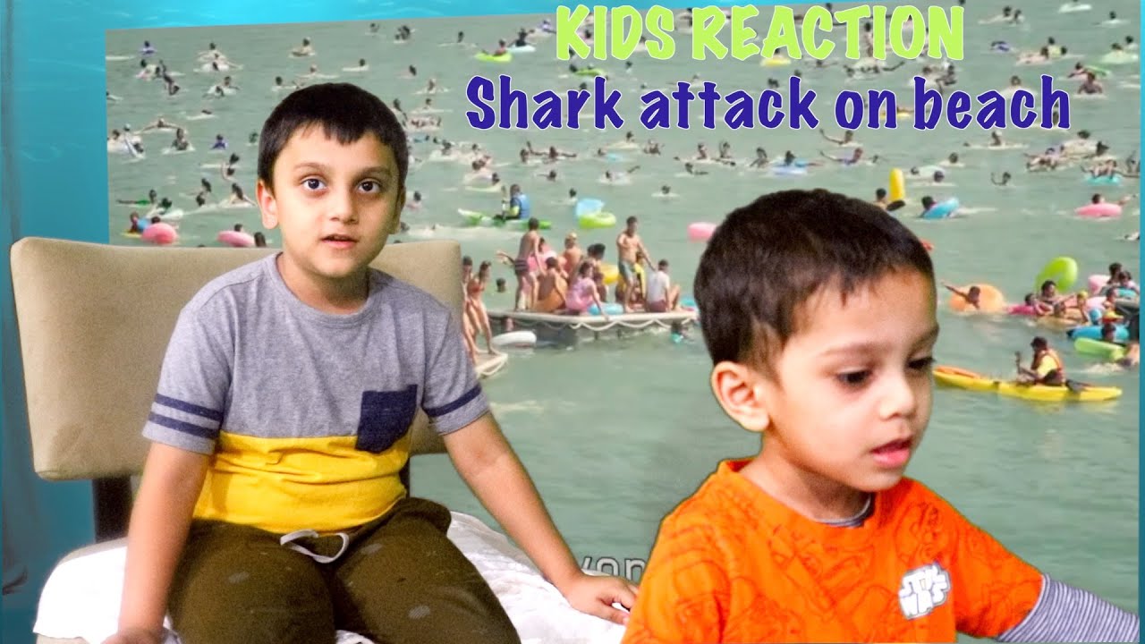 The Meg (2018) - The Beach Attack Scene | Best Ever KIDS REACTION - YouTube