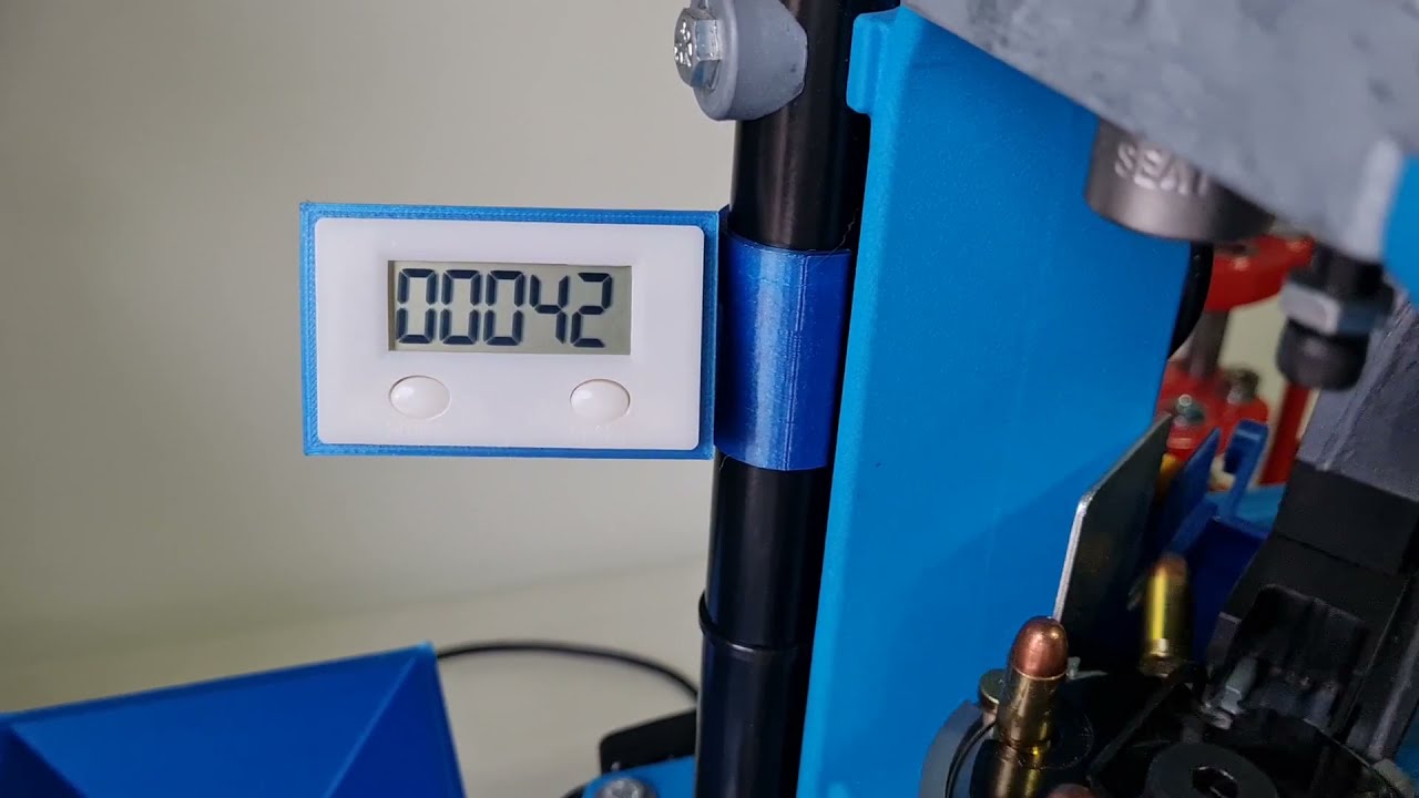 3D Printed Ammo Counter - Dillon XL 750 - YouTube