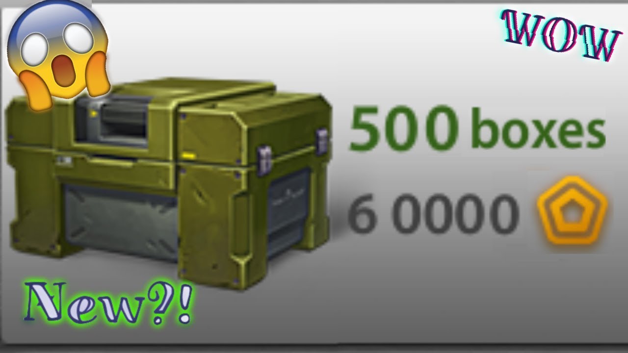 Tanki Online- 500 Mega Container Opening | Luckiest Containers Ever ...