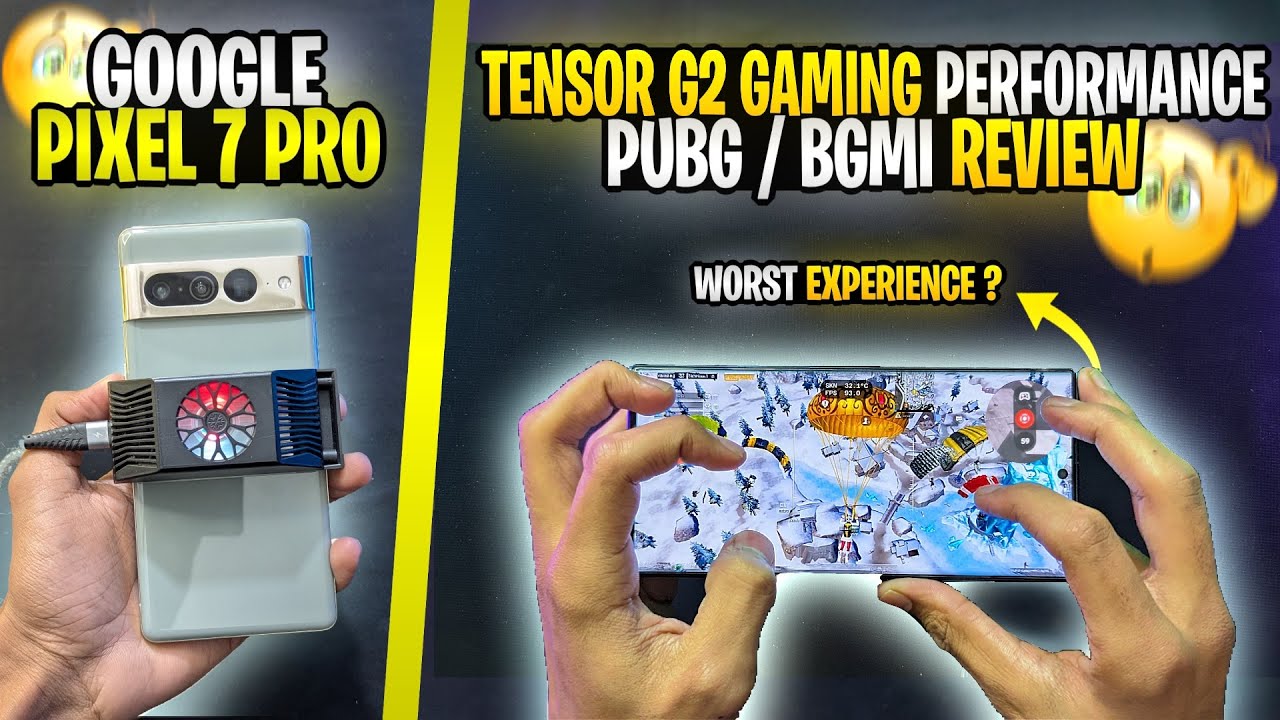 Google Pixel 7 Pro PUBG/BGMI Test In 2025 🥶 || Gaming Review of Pixel 7 ...