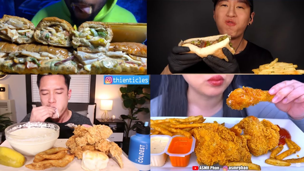 Mukbangers Clean vs Messy eating - YouTube