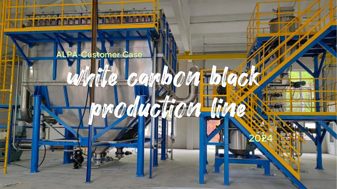White Carbon Black Production Line - YouTube