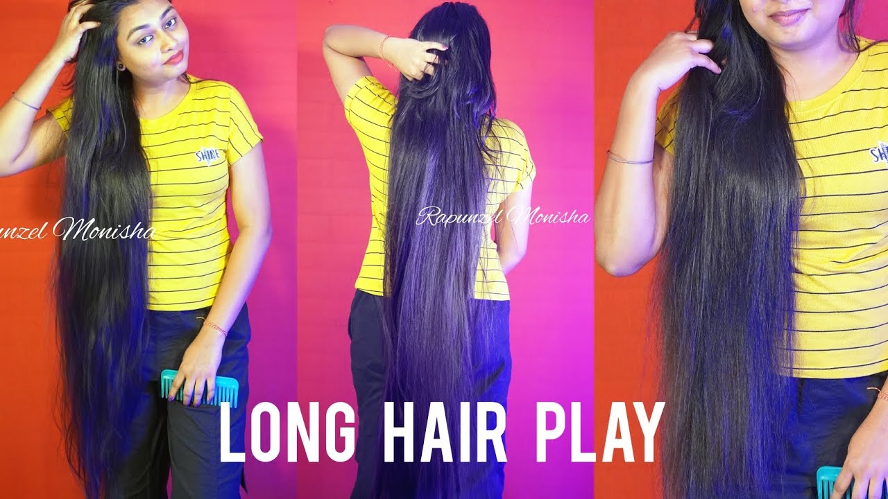 My Long Hair Play | mail me for Customized Hairplay Videos. - YouTube