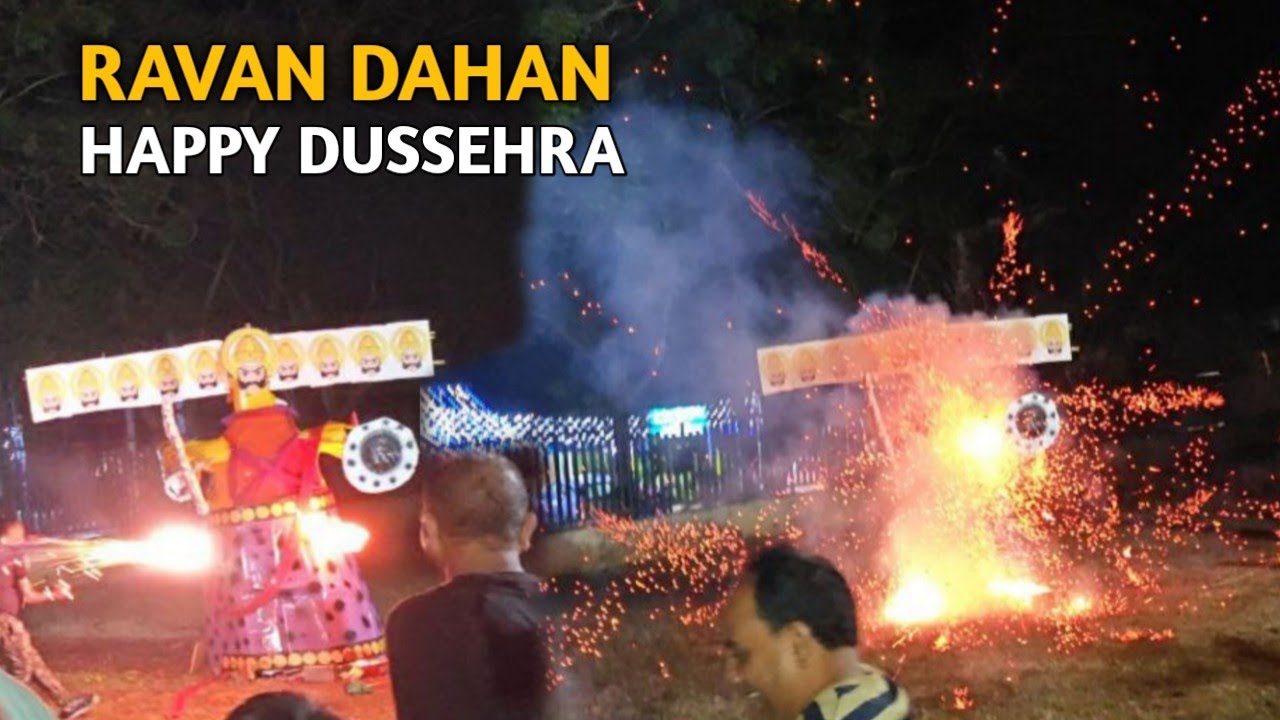 Dussehra Ravan Dahan 2024 | Vijay Dashami Celebration and Fireworks ...