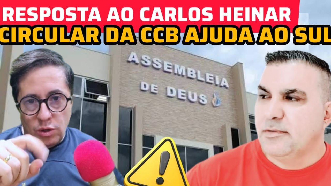 CCB- CIRCULAR DA CCB SOBRE O RIO GRANDE DO SUL , A AJUDA SO PRA QUEM É ...