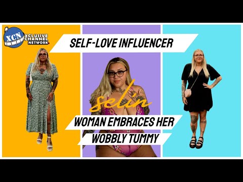 Woman Embraces her Wobbly Tummy as She Strips Off into Plunge Bikini | XCN
