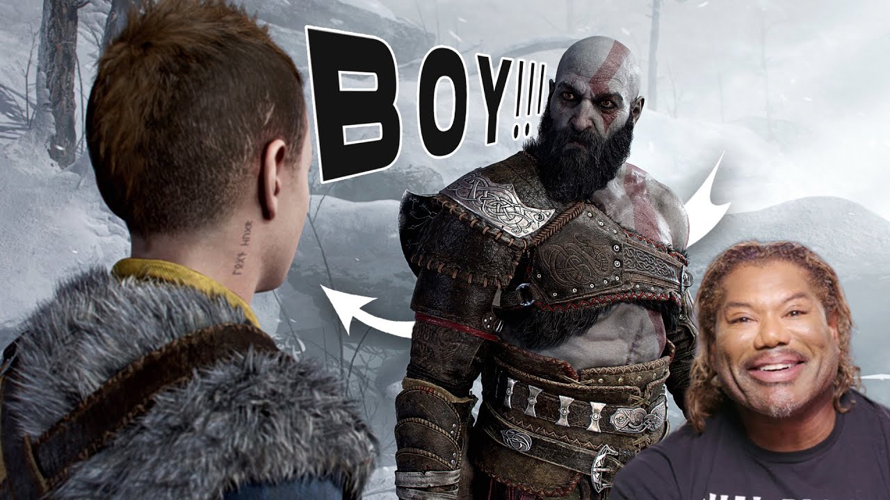Every Time Kratos aka Christopher Judge Said Boy!!! To Atreus In God of ...