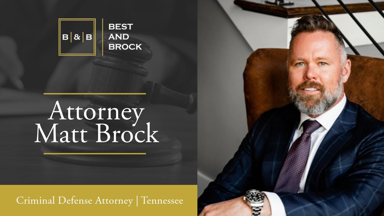 Matt Brock | Criminal Defense Attorney | Tennessee - YouTube