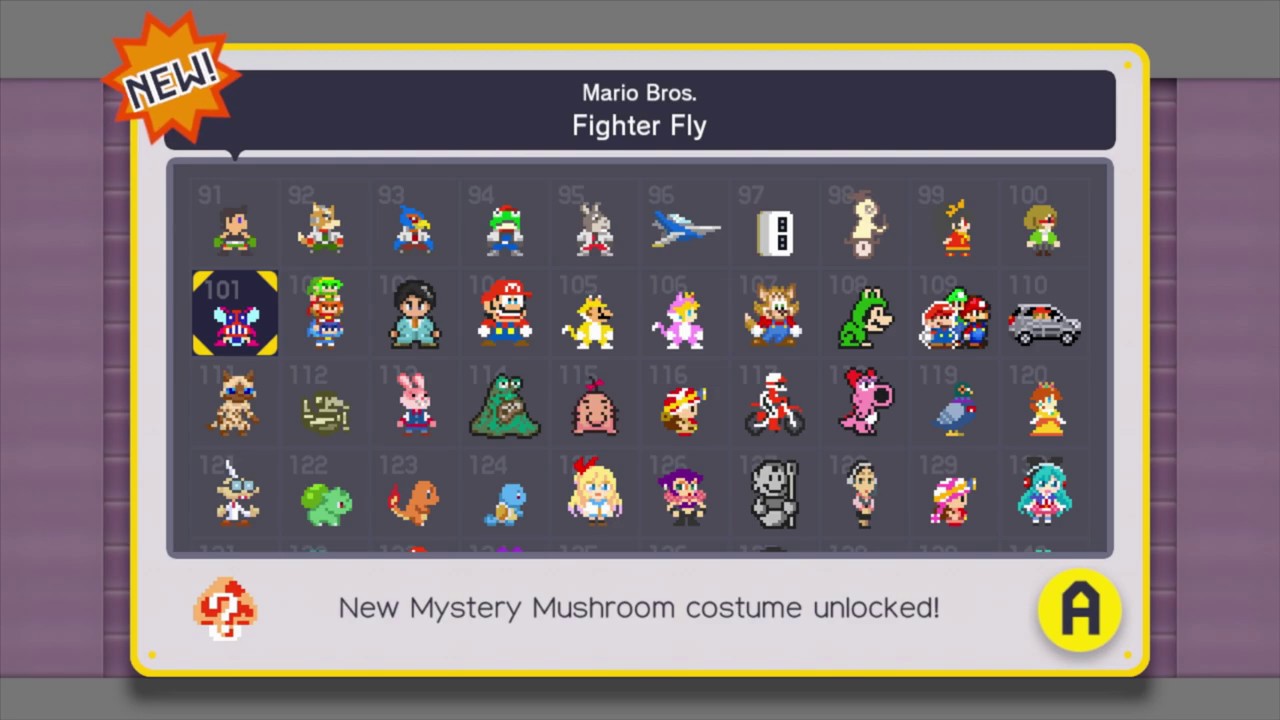 Expert Gnat Attack Victory | Fighter Fly Costume | Super Mario Maker ...