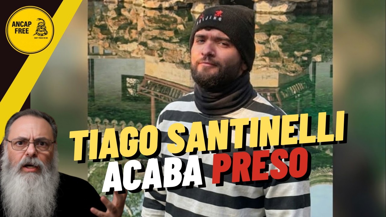 TIAGO SANTINELLI é LEVADO à DELEGACIA após CONFUSÃO com MANIFESTANTES ...