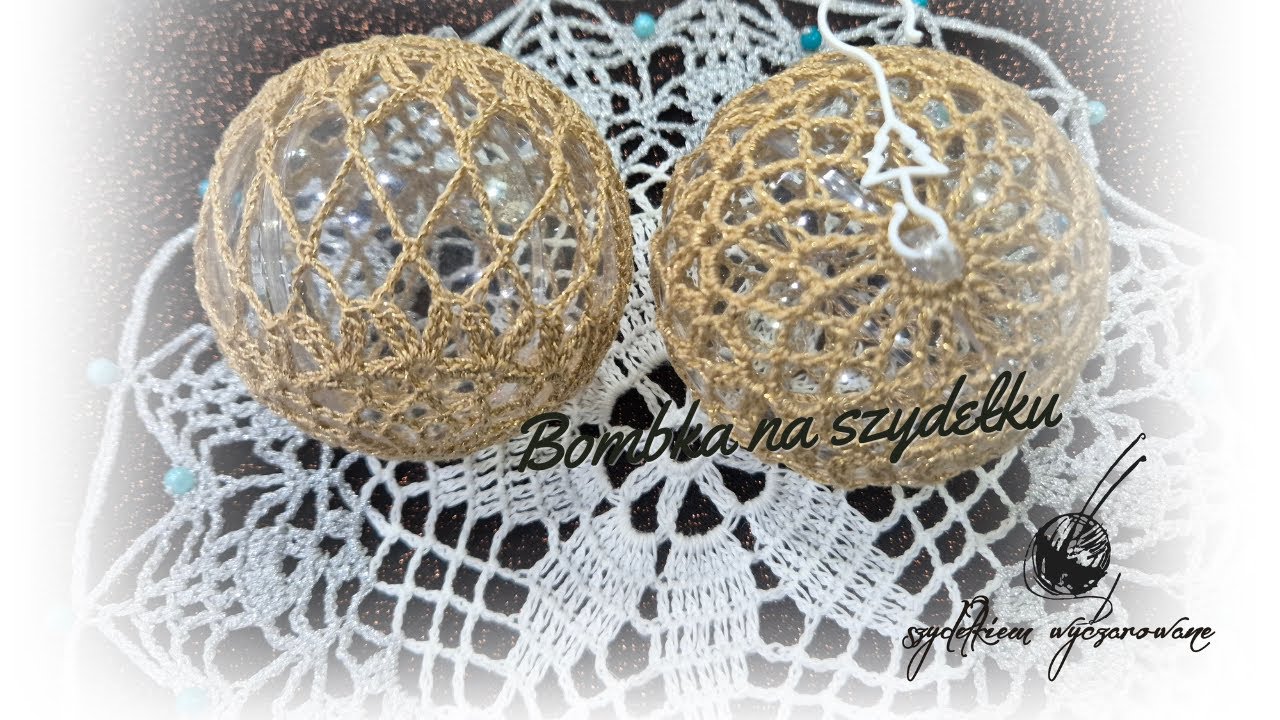 Bombka na szydełku wzór 4 - YouTube