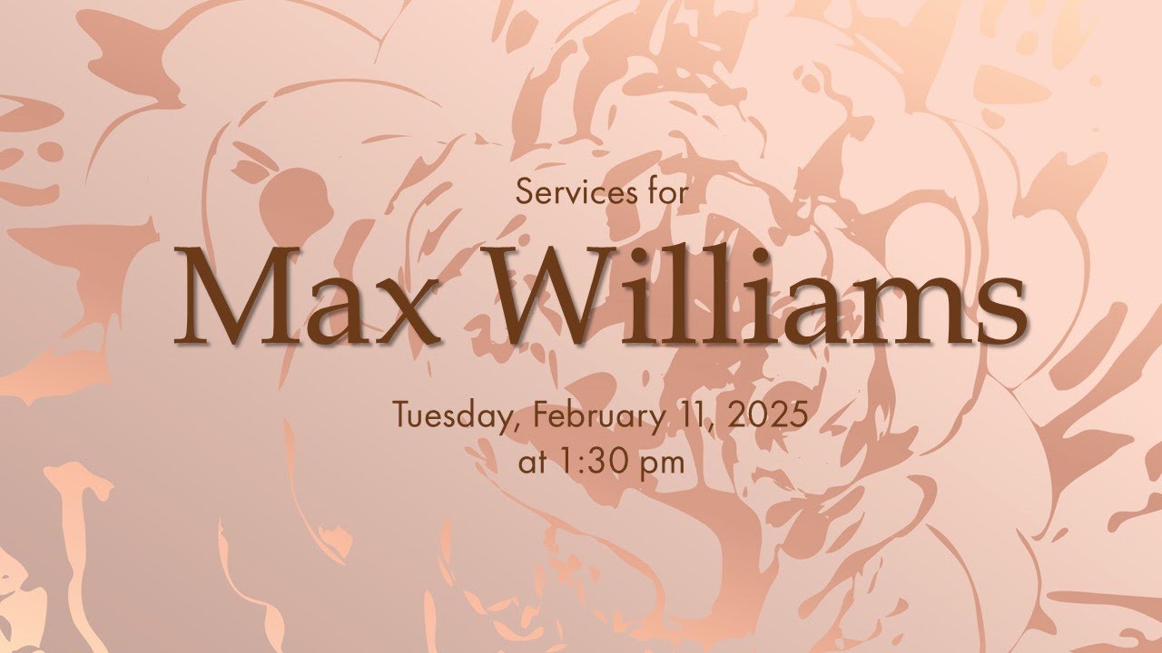 Max Williams Memorial Service - YouTube