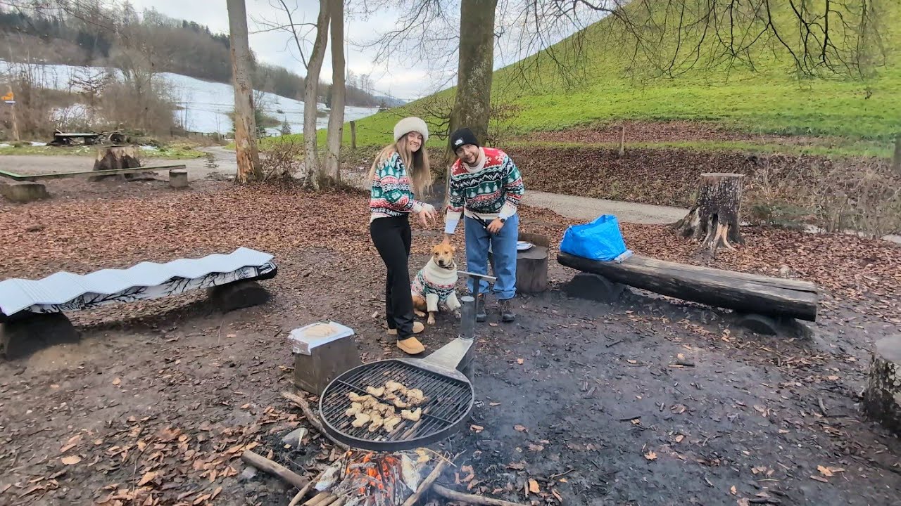Christmas outdoor BBQ 🎄🎅🏽 | Christmas special - Family BBQ in the ...