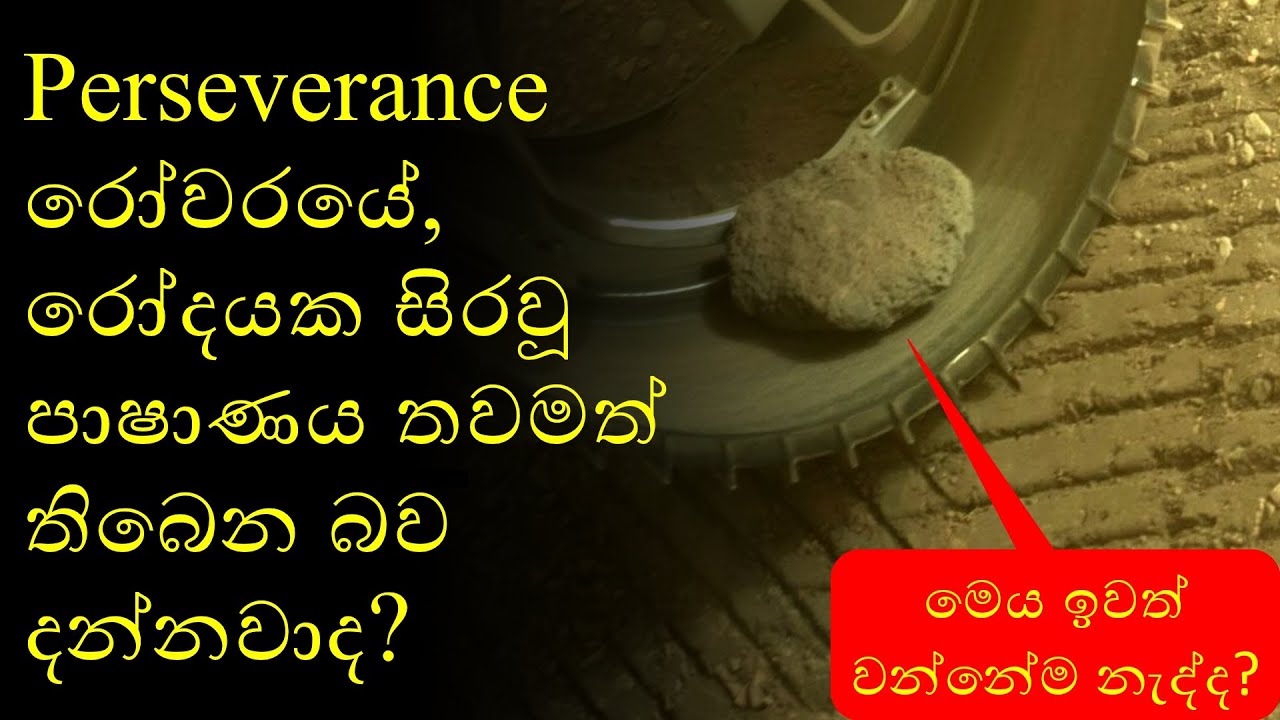 New Information about the Rock stuck in one of the wheels of ...