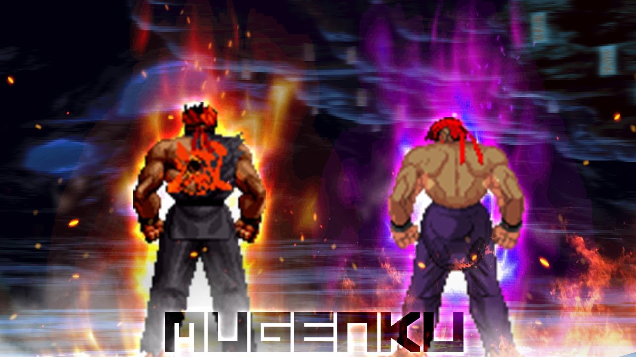 Ryu-Verse! Evil Ryu SVC vs Vyn Evil Ryu! Street Fighter MUGEN - YouTube