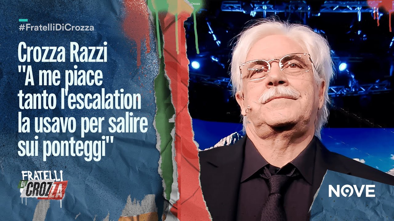 Crozza Razzi "A me piace tanto l'escalation la usavo per salire sui ...