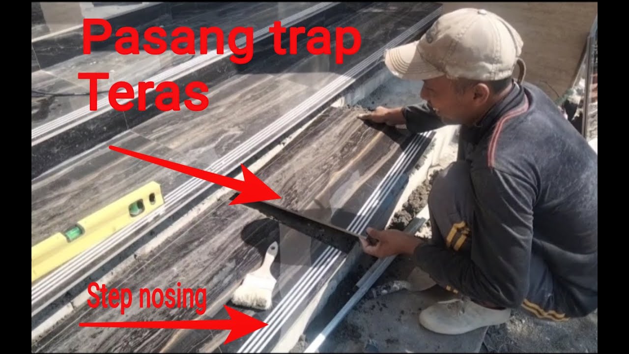 pasang trap pada teras - YouTube