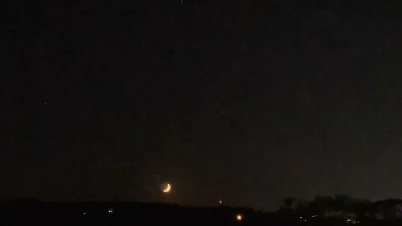 Moon Falling from the Sky! Time lapse. - YouTube