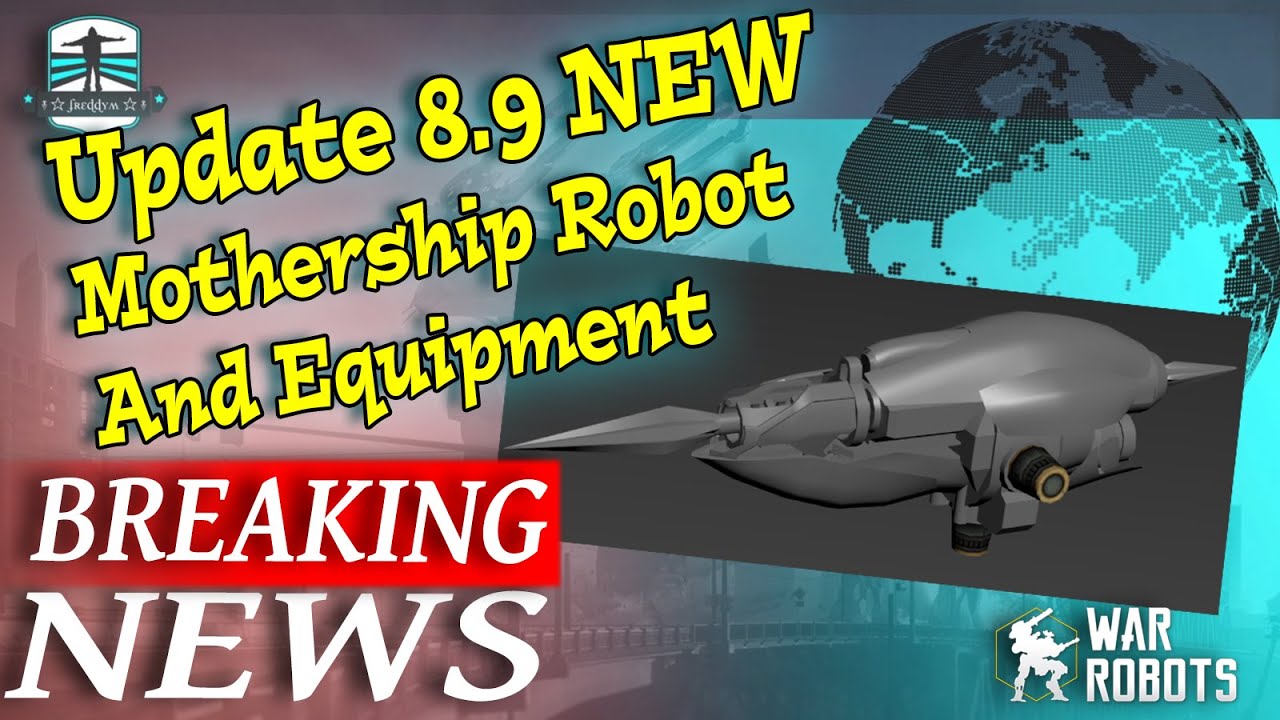 BREAKING NEWS - New Mothership Robot Lynx And Equipment Update 8.9 War ...