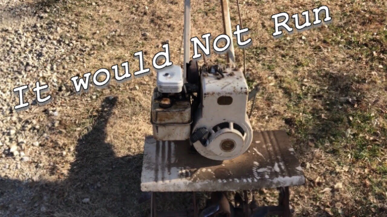 Fixing a broken tiller - YouTube