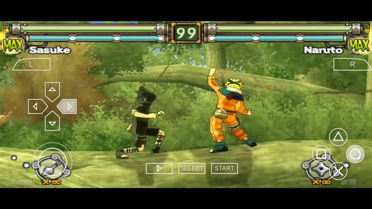 Naruto - Ultimate Ninja Heroes PSP PPSSPP Gameplay on Poco M5 - YouTube