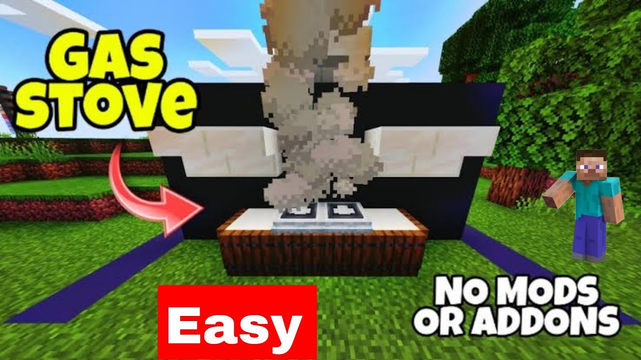 Gas Stove in Minecraft | Minecraft | Minecraft pe/bedrock - YouTube