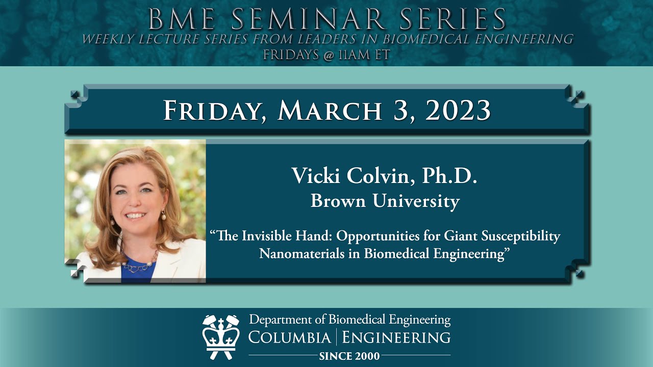 2023.03.03 Seminar - Vicki Colvin, Brown University - YouTube