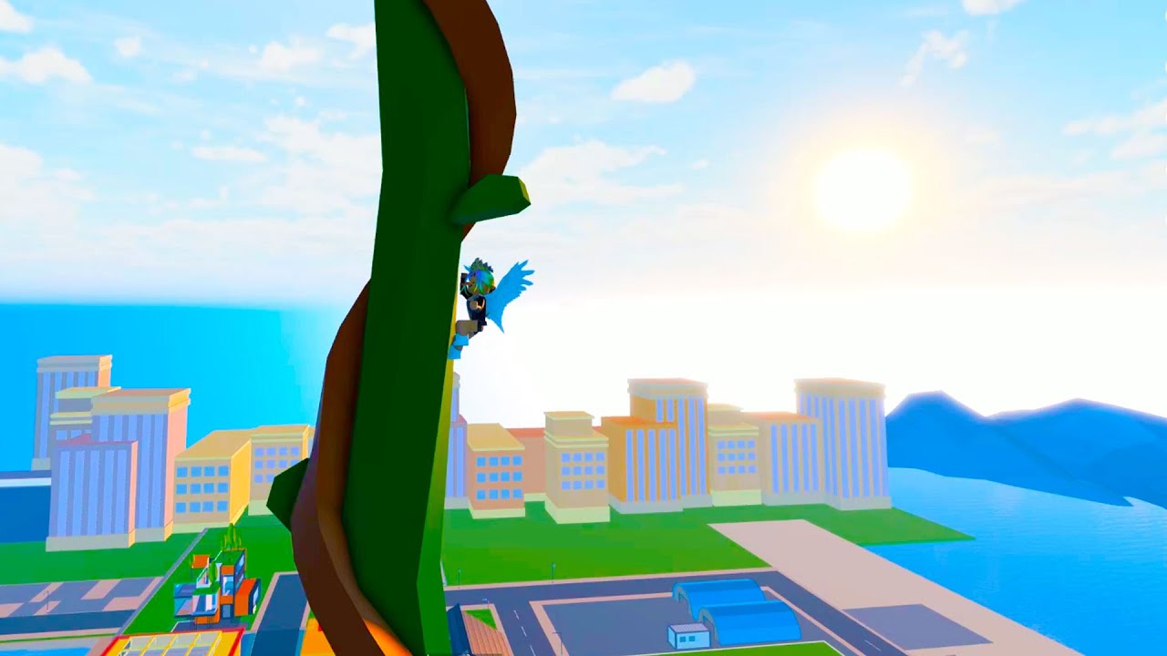 I Climb A Secret Giant Beanstalk ( Roblox Livetopia ) - YouTube