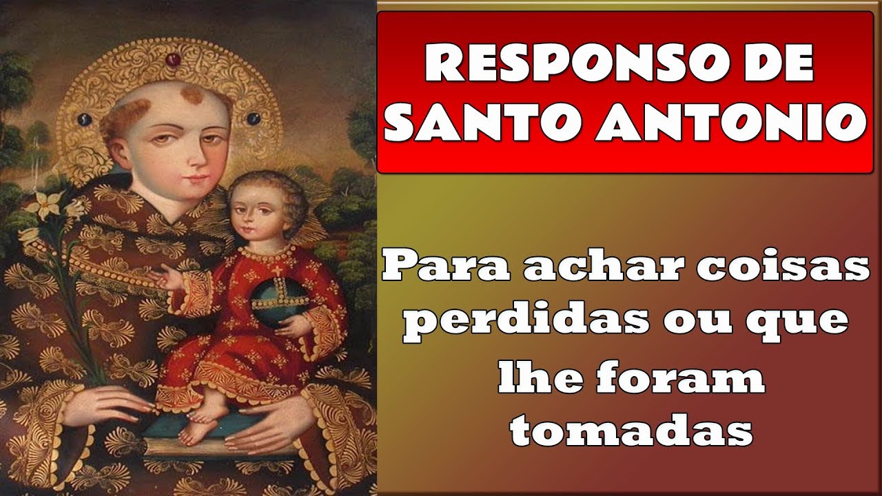 Responso De Santo Antônio Antigo - RETOEDU