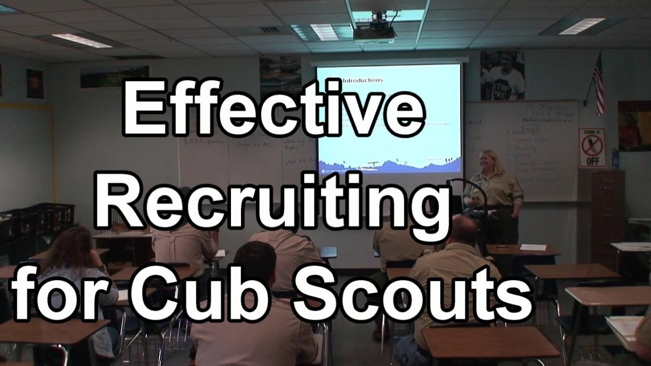 Effective Recruiting for Cub Scouts (University of Scouting 2016) - YouTube