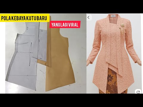 kebaya kutu baru yang lagi viral #kebayakutubaruyanglagiviral #tutorialpolajahit #kebaya #yansbusana