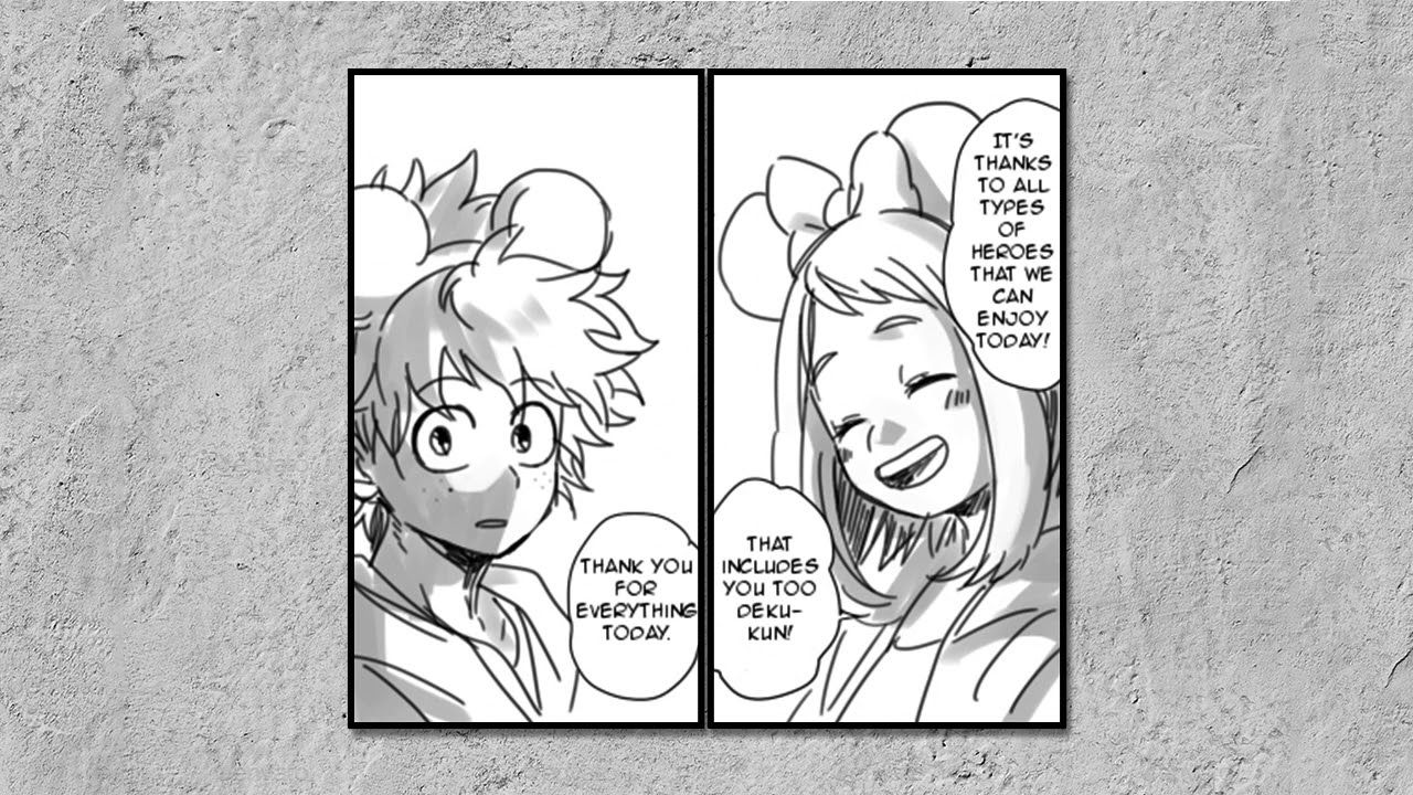 Izuku Midoriya Deku X Ochako Uraraka Doujinshi Date Izuocha Youtube