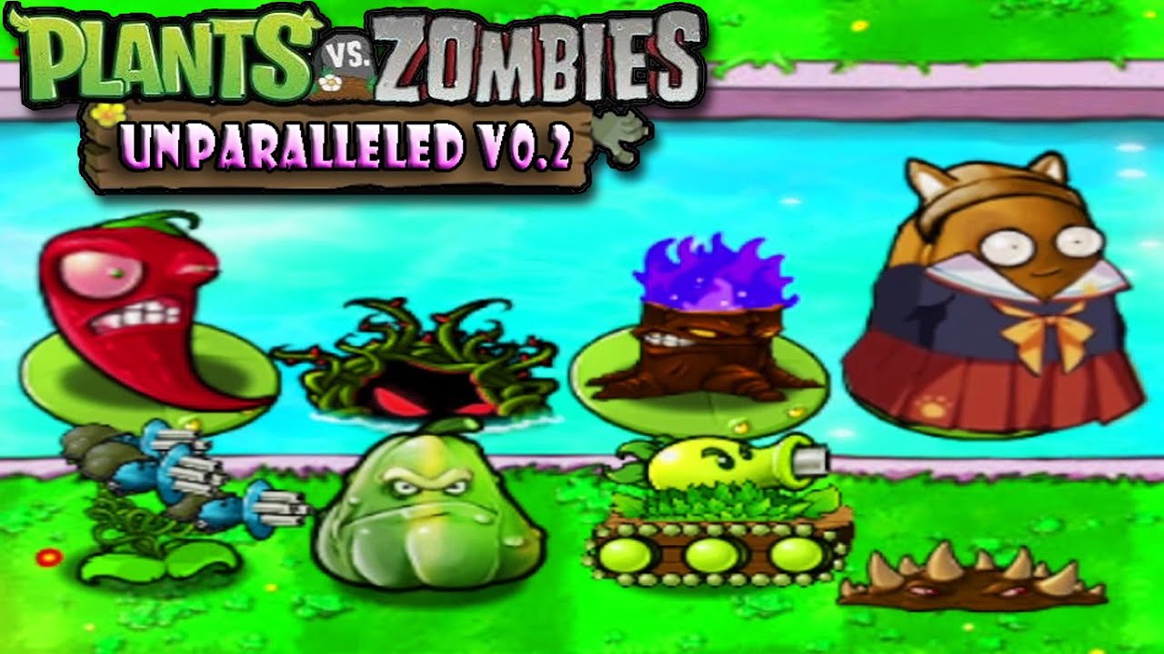 Plants Vs Zombies UNPARALLELED EDITION V0.2 l Adventure POOL Level 3-1 to 3-10 l PC l Gameplay ...