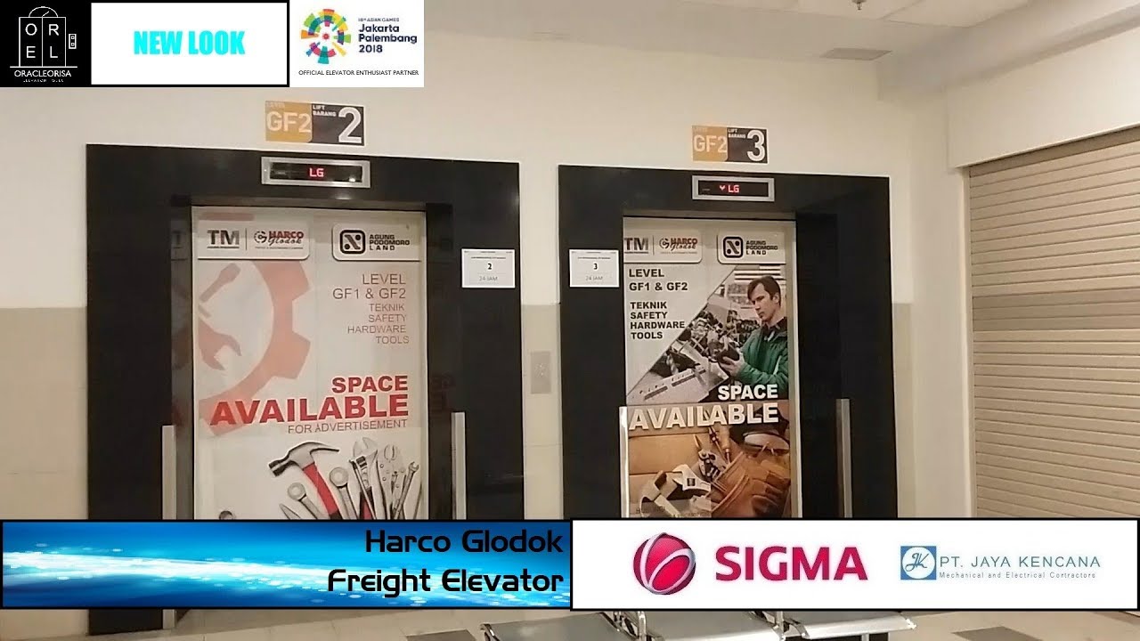 FIRST TEST - Sigma Freight Elevator at Harco Glodok - YouTube