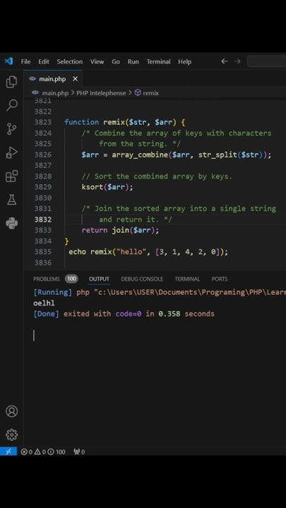 Combine An Array Of Keys With Characters Coding Programming Php Variable Phpscripts Shorts