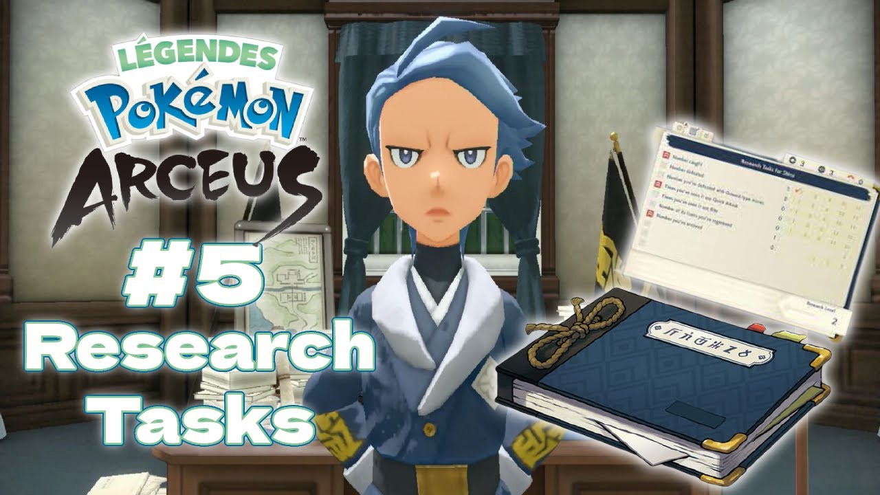 Getting to work on Research Tasks - Pokémon Legends: Arceus Playthrough ...