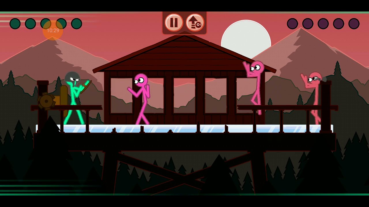 Deznel gets slapped by the stickmen ( Slap stick fighter) - YouTube