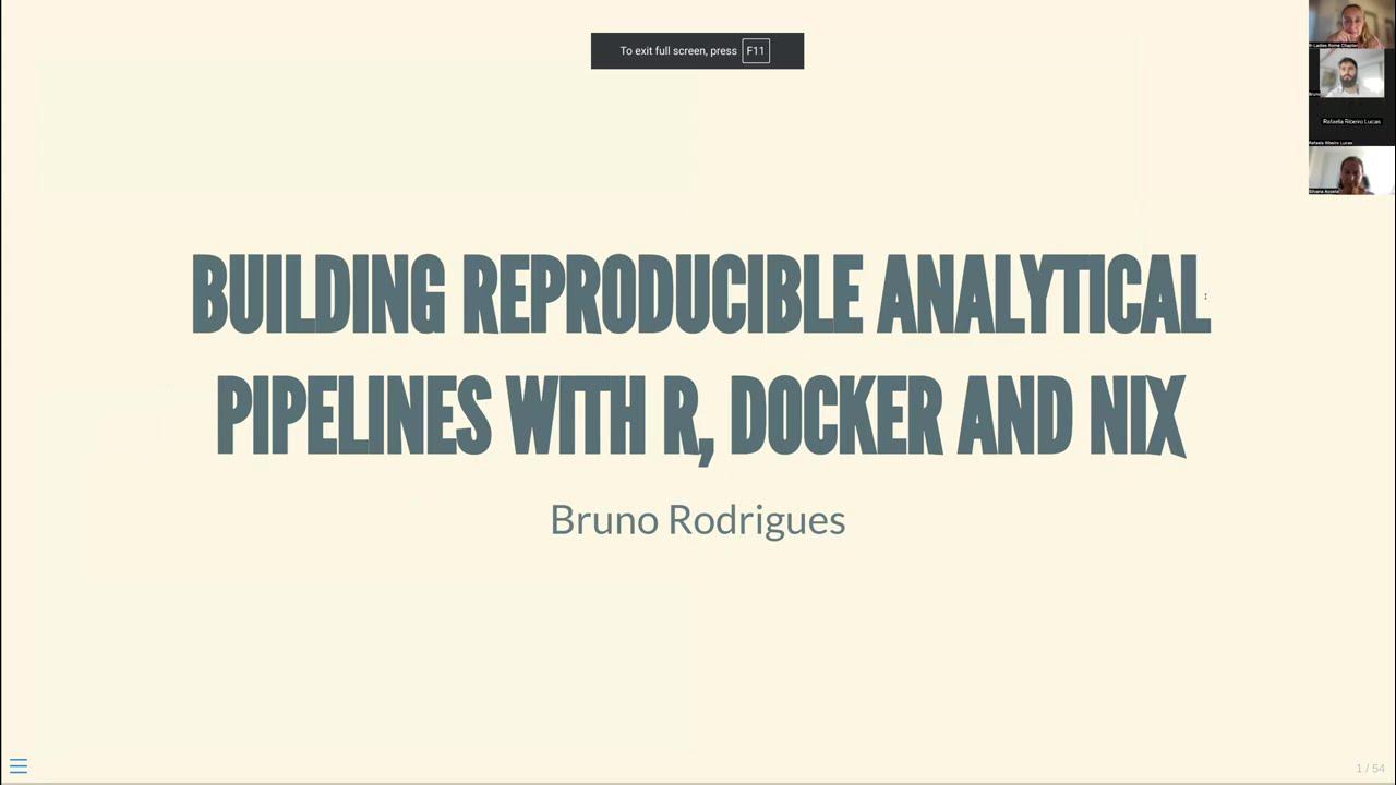 R-Ladies Rome (English) - Building Reproducible Pipelines with R, Docker and Nix - Bruno ...