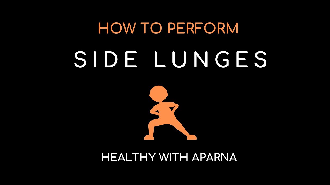 How to perform Side lunges | Step by step guide - YouTube