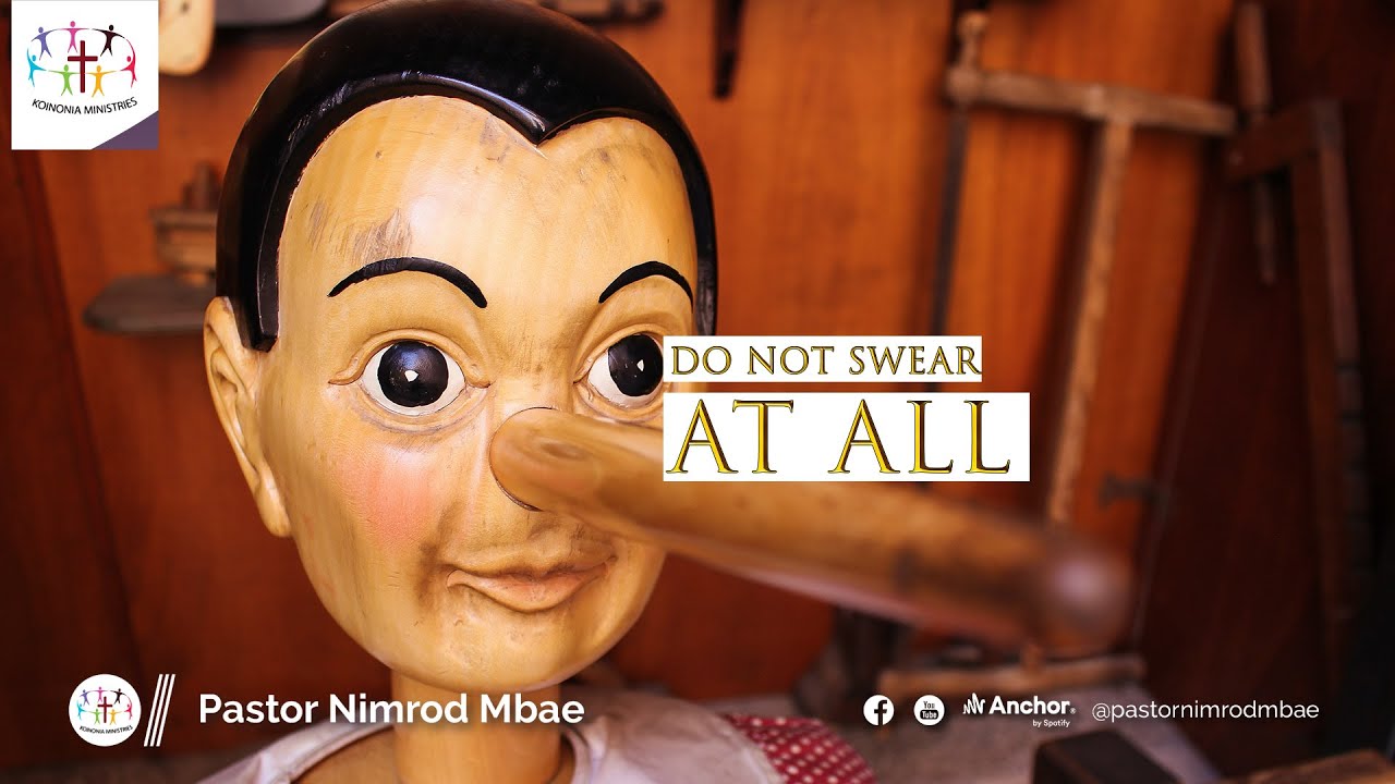 Do Not Swear At All. - YouTube